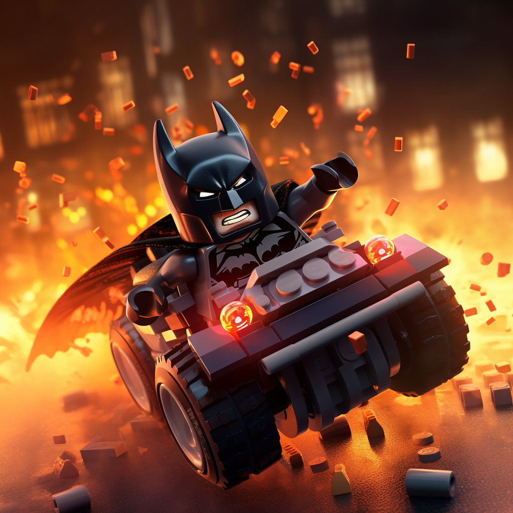 A.I. Explore: Batman + Lego – zooming… | the Brian Sykes