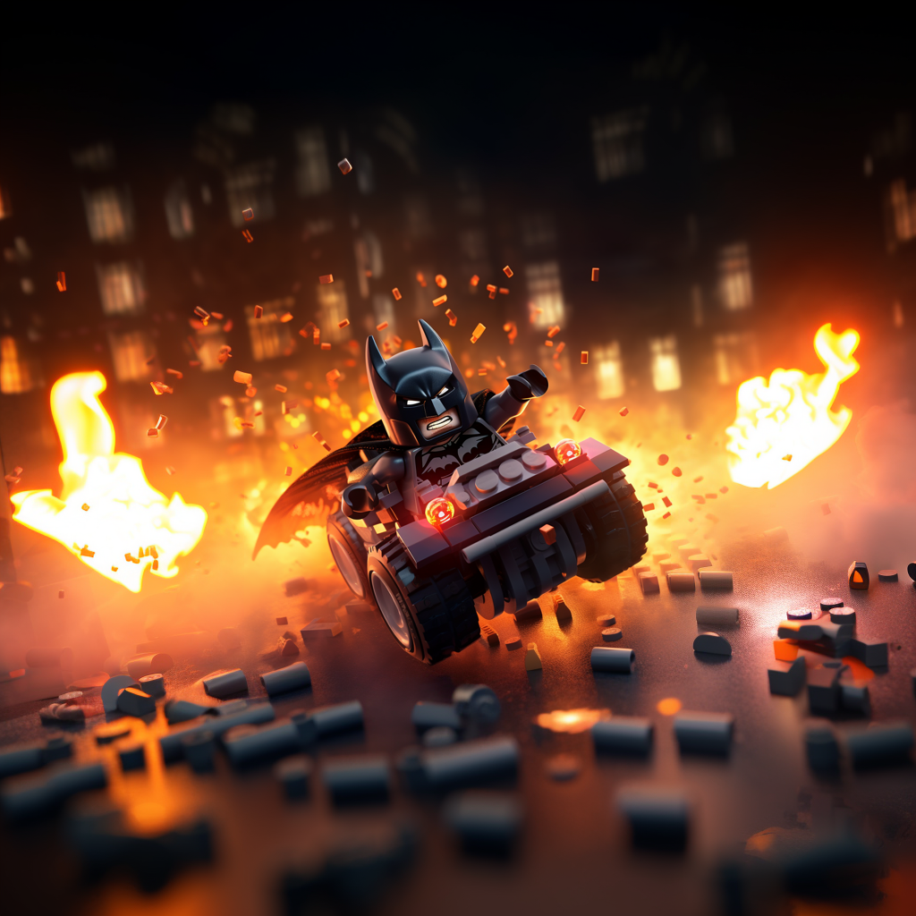 A.I. Explore: Batman + Lego – zooming… | the Brian Sykes